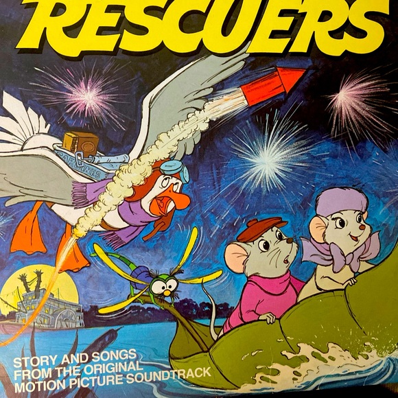 Disney | Other | Walt Disney The Rescuers Motion Picture Soundtrack 369 ...